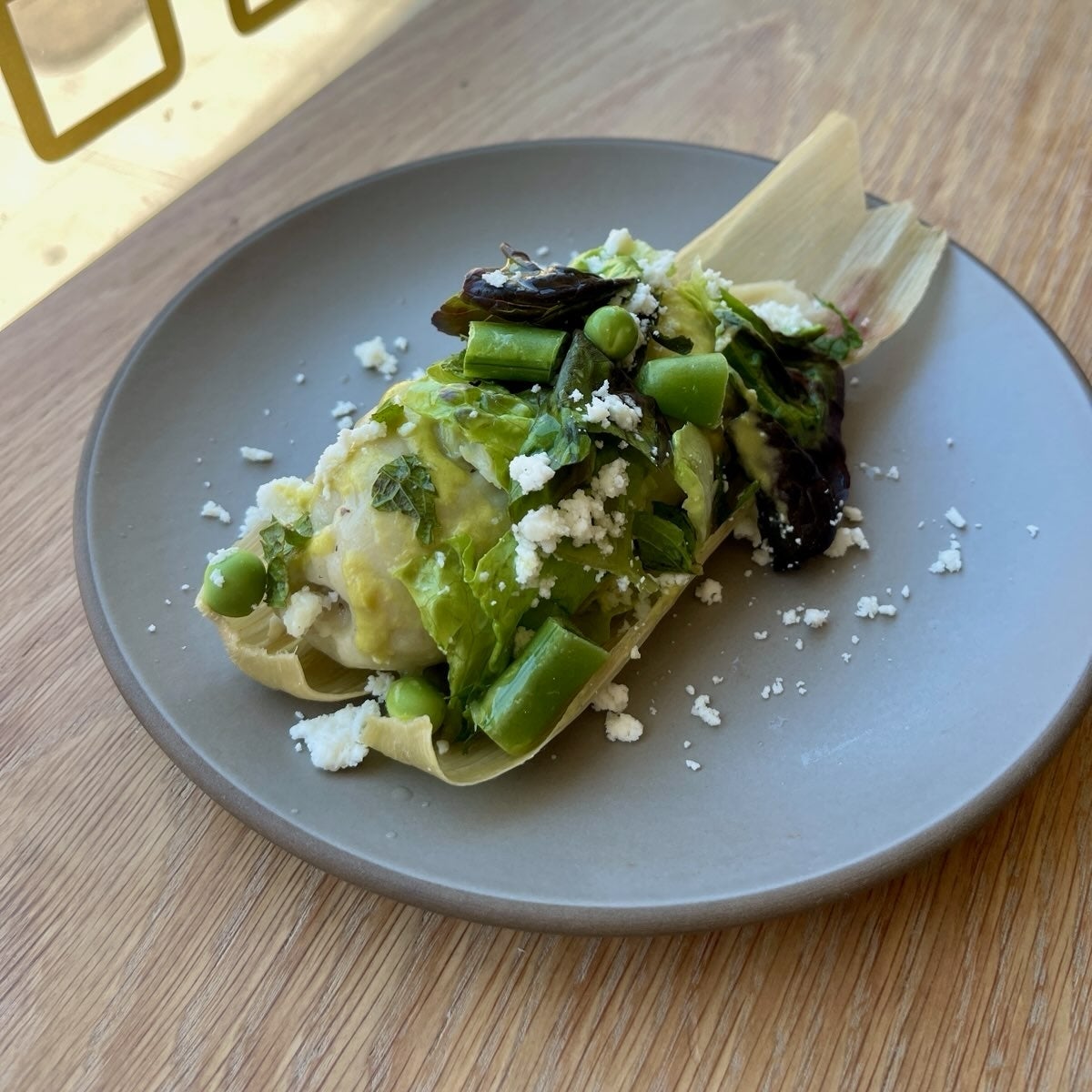 Tamal-Pork Rib Braised in Salsa Verde, with Purslane and Potato ...
